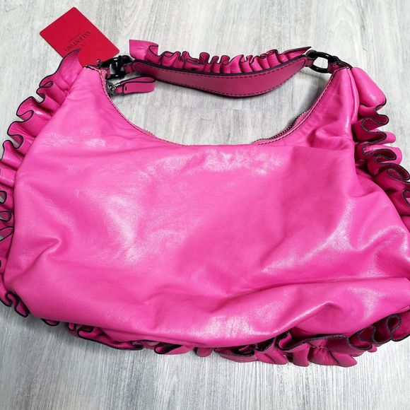 Valentino | Bags | New Valentino Garavani Pink Ruffle Bag | Poshmark